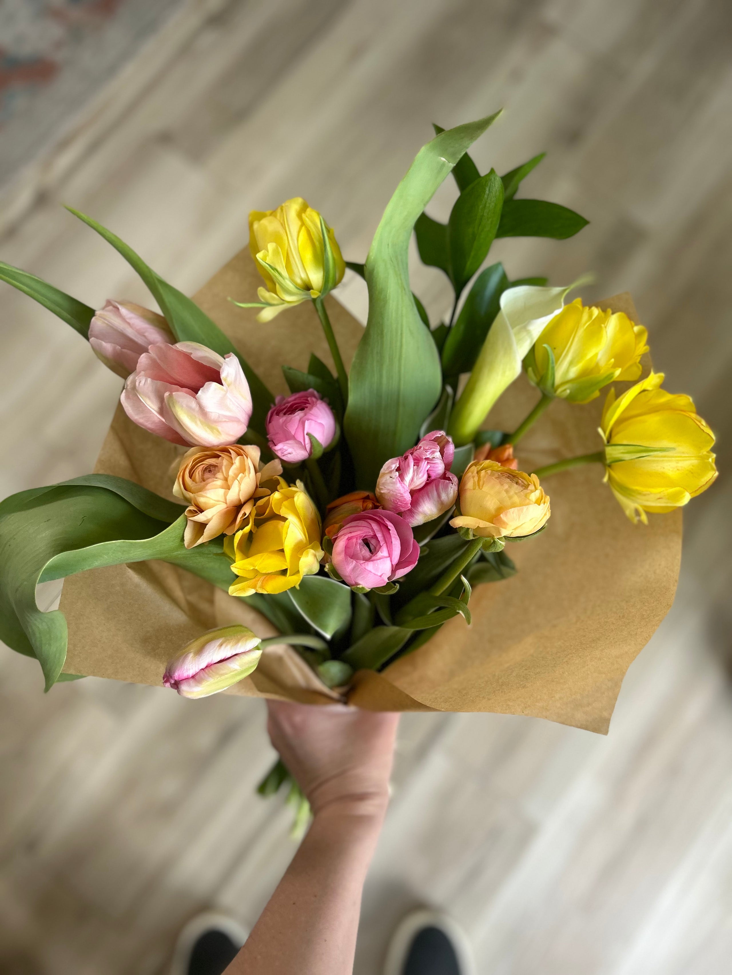 Large Seasonal Posy, bouquet, hand tied flowers | You + Me Floral and Gifts